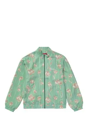 Supreme Floral Silk Track Jacket Mint