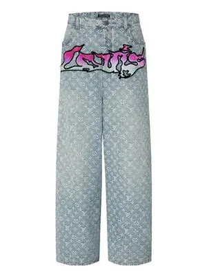 LOUIS VUITTON Baggy Denim Pants - Indigo
