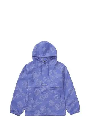 Supreme Floral Tapestry Anorak - Blue