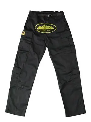 CORTEIZ Yella Guerillaz Cargo Pants - Black/yellow