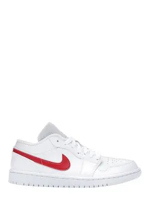 JORDAN Air Jordan 1 Low-Top Sneakers White/university Red
