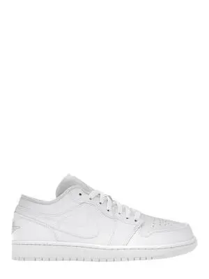 JORDAN Jordan 1 Low Sneakers White/metallic Silver