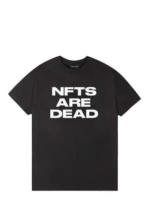 THE HUNDREDS Nfts Are Dead T-shirt - Black