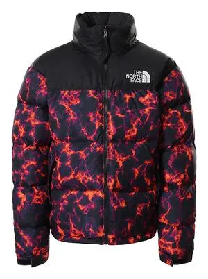 The North Face 1996 Printed Retro Nuptse Packable Jacket - Tnf Black Marble Camo Print