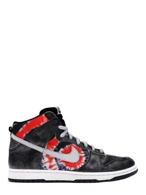 Nike Dunk High Huf Sneakers - White/neutral Grey/black