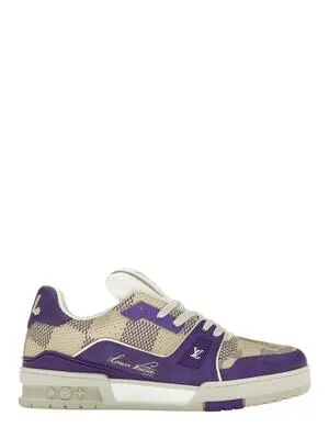 LOUIS VUITTON Damier Trainer - Purple