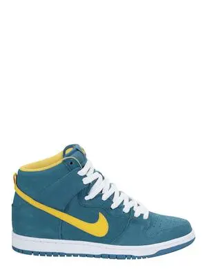 Nike Sb Dunk High Sneakers - Tropical Teal/univeristy Gold/white