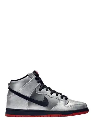 Nike Nike SB Dunk High Steel Reserve Sneakers Metallic Silver/black/challenge Rd