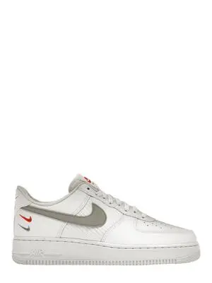 Nike Air Force 1 '07 SE Double Swoosh Sneakers White/picante Red/wolf Grey