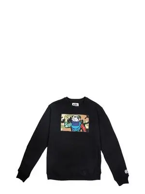 BILLIONAIRE BOYS CLUB Astro Camo Crewneck Sweater - Black