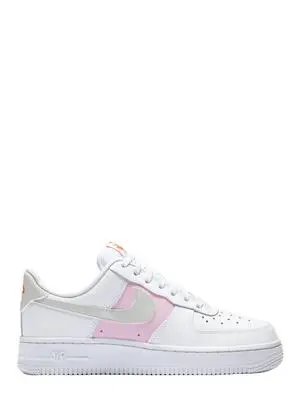 Nike Air Force 1 Low 07 SE Premium Sneakers White/pink Foam/total Orange