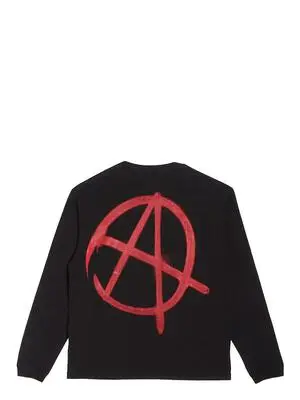 GALLERY DEPT. Anarchy Long Sleeve Tee Shirt - Black/red