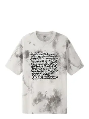 FUTURA LABORATORIES X Uniqlo Script T-shirt - Light Grey