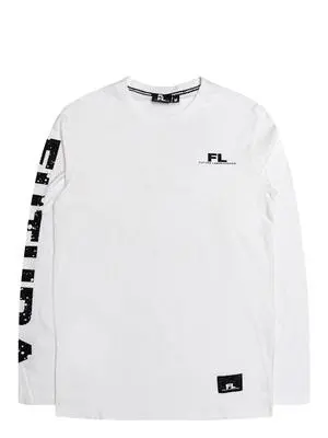 FUTURA LABORATORIES Splatter Long Sleeve Tee Shirt - White