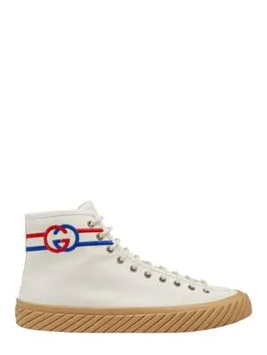 Gucci Interlock G High-top Sneakers - White