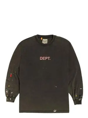 GALLERY DEPT. Dept. Painted Long Sleeve T-shirt - Black