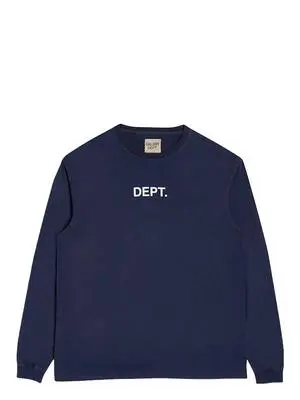 GALLERY DEPT. Dept. Long Sleeve T-shirt - Navy Blue