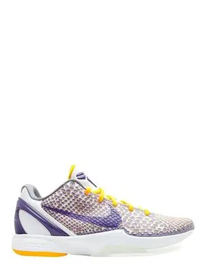 Nike Zoom Kobe Vi Lakers Sneakers - White/club Purple/del Sol