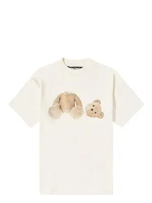 Palm Angels Teddy Bear T-shirt Fw22 - Butter/brown