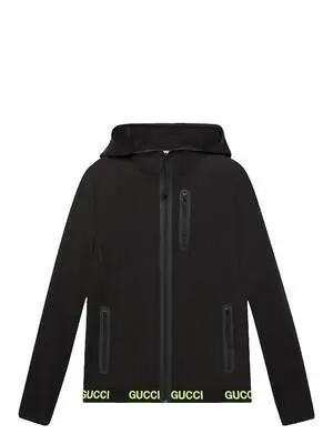 GUCCI Logo-Print Technical Jacket
