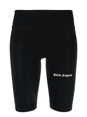 PALM ANGELS Palm Angels Training Track Cyclist Shorts