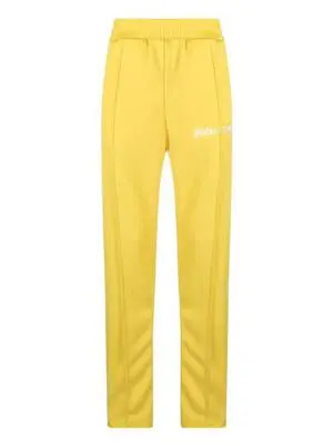 Palm Angels Side Stripe Track Pants - Yellow/white
