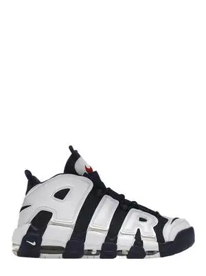 Nike More Uptempo Olympics Sneakers - Midnight Navy Blue/white