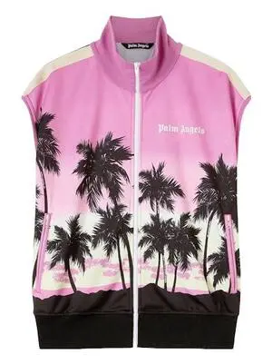 Palm Angels Sunset Track Vest - Purple/black