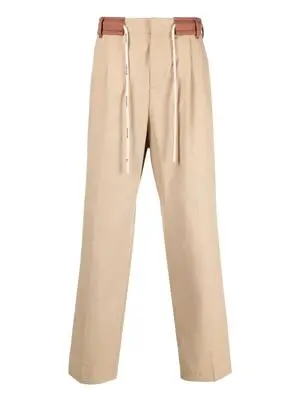 Palm Angels Track Belt Pants - Beige/tan