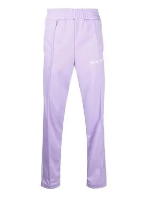 Palm Angels Side Stripe Track Pants - Lilac White