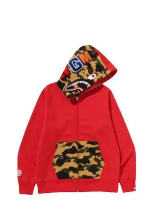 A BATHING APE Shark Full Zip Hoodie - Red
