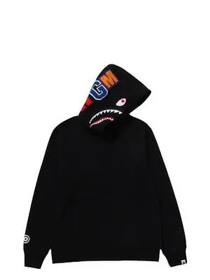 A BATHING APE Shark Pullover Hoodie - Black