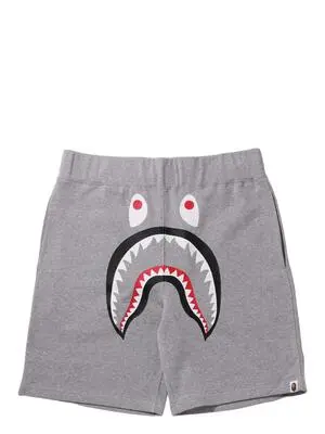 A BATHING APE Shark Sweat Shorts - Grey