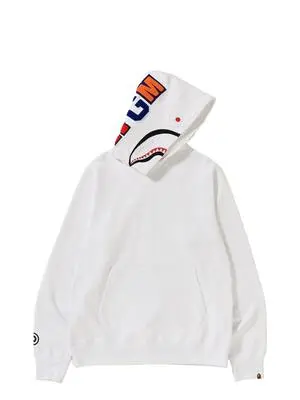 A BATHING APE Shark Pullover Hoodie - White