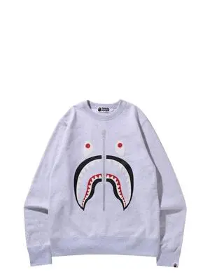 BAPE Shark Crewneck Sweatshirt - Gray