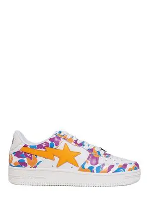 A BATHING APE Sta Store La 5th Anniversary Sneakers - Purple/blue/yellow
