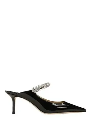 JIMMY CHOO Bing 65mm Heeled Mule In Patent Leather