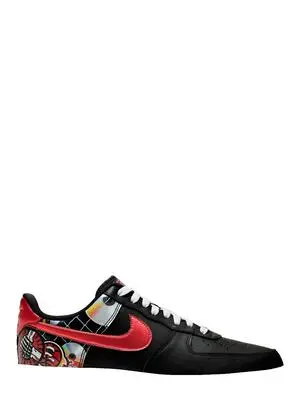 Nike Air Force 1 Low China Hoop Dreams Sneakers - Black/white/red