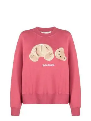 Palm Angels Teddy Bear Sweatshirt - Punch Pink