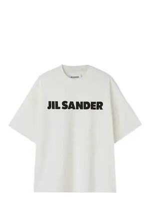 JIL SANDER Logo T-shirt - Natural