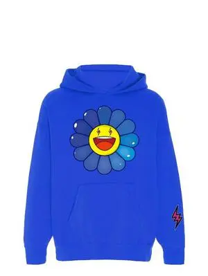 J BALVIN X Takashi Murakami Flower Hoodie - Blue