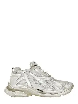 Balenciaga Runner Leather Free Sneakers - White
