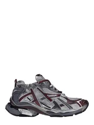 Balenciaga Runner Sneakers White/burgundy/grey
