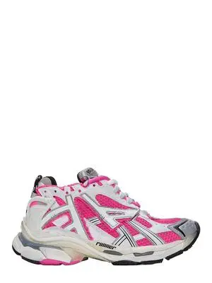 Balenciaga Runner Sneakers White/fluo Pink/grey