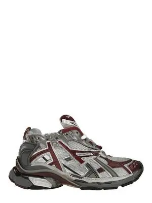 Balenciaga Runner Sneakers White/burgundy/grey
