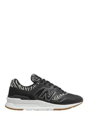 NEW BALANCE 997h Zebra Print Sneakers - Black/white/gum