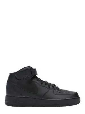 Nike Force 1 Mid Sneakers - Black