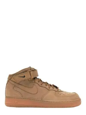 Nike Force 1 Mid Sneakers - Flax/outdoor Green