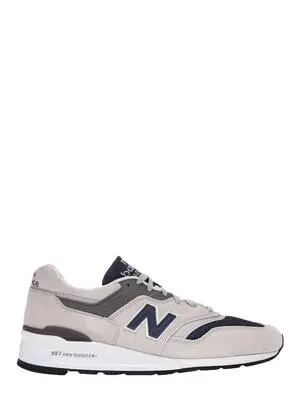 NEW BALANCE 997 J. Crew Moonshotin - Tan/navy Blue