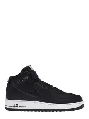 Nike Nike Air Force 1 Mid Stussy Sneakers Black/white